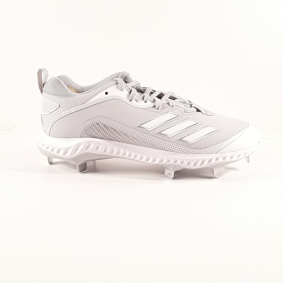 adidas | Shoes | Adidas Icon 6 Bounce Light Grey Baseball Cleat Mens ...